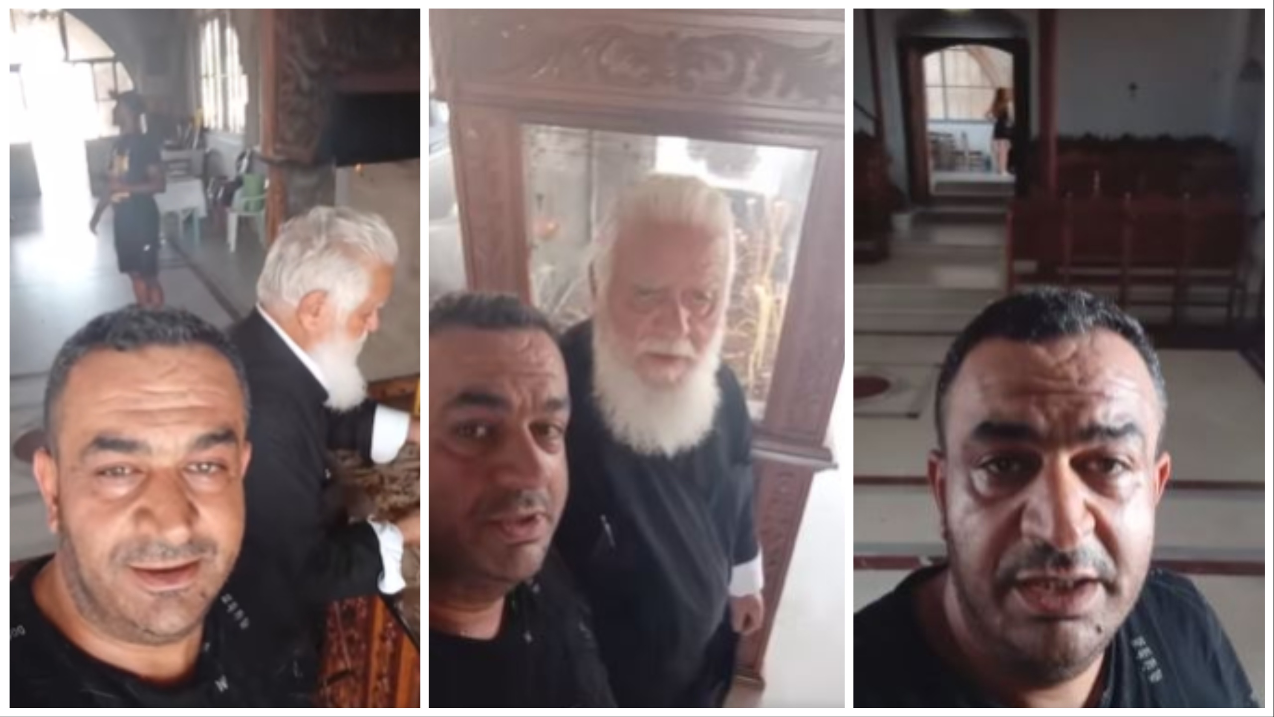 ΒΙΝΤΕΟ: Άντρας χλευάζει τον πατέρα Ζαχαρία στο Μοναστήρι του Αποστόλου ...